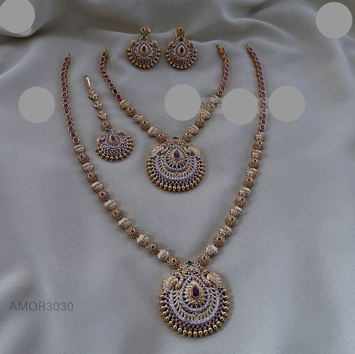 Antique Polished Short and Long Combo Set! – Glitz nd Glams